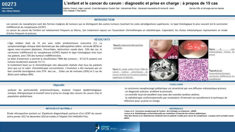 L’enfant et le cancer du cavum : diagnostic et prise en charge (à ...
